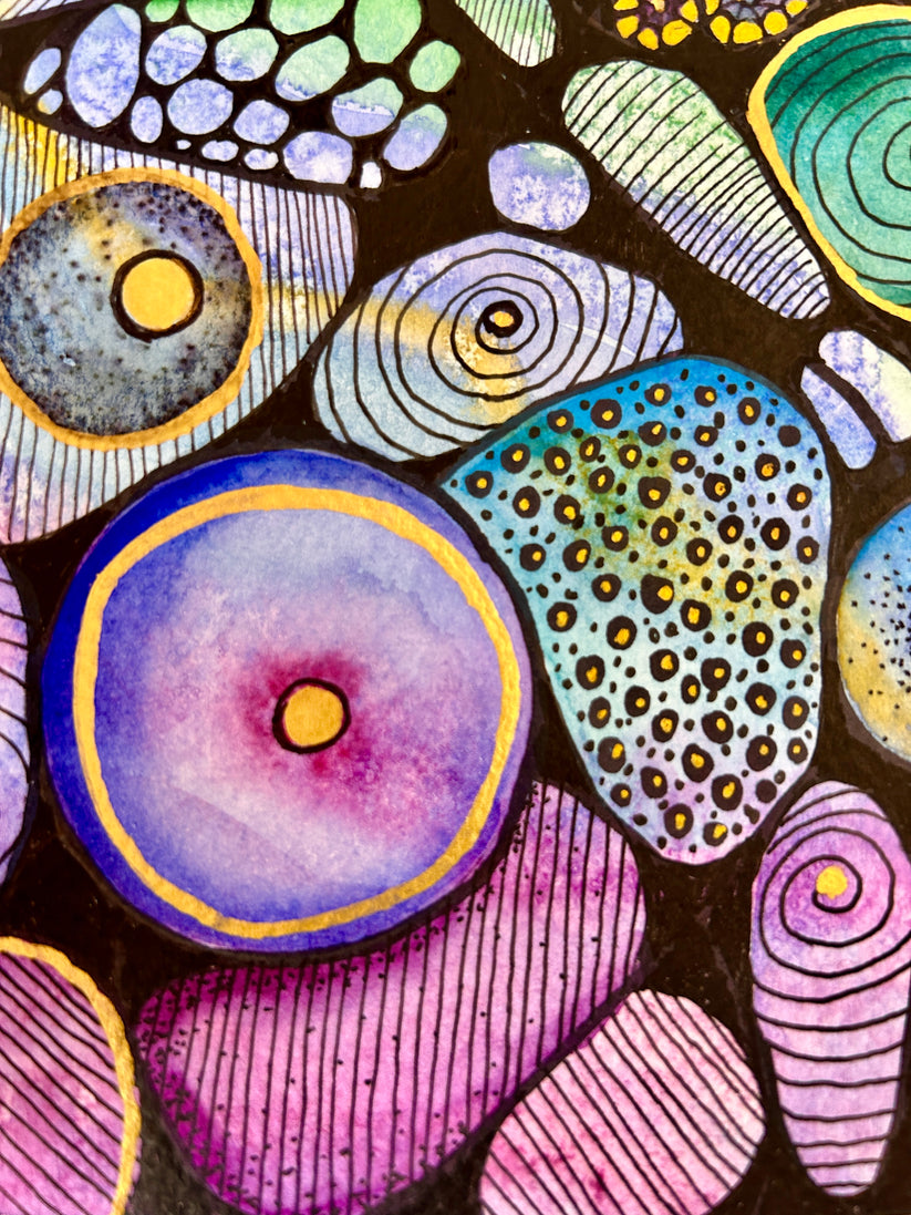 Breathe - Neurographic Art - Original Artwork by Elisa Amari – Bluebird ...